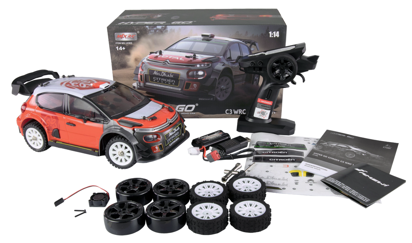 Modellbau Albl - Hyper Go Citroen C3 WRC Rallye/Drift 4WD 1:14 RTR