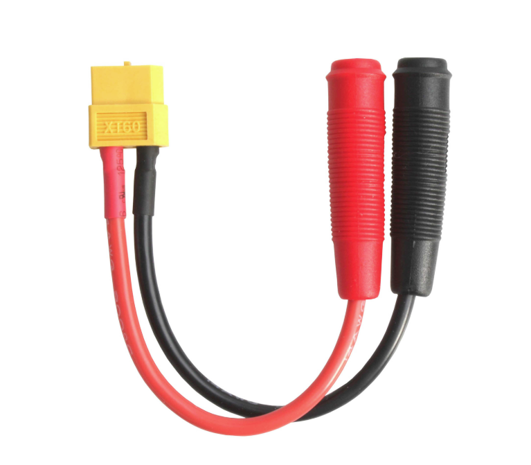 Modellbau Albl - Adapter XT60 Buchse «-» Ø4,0mm Bananenbuchse Ladekabel